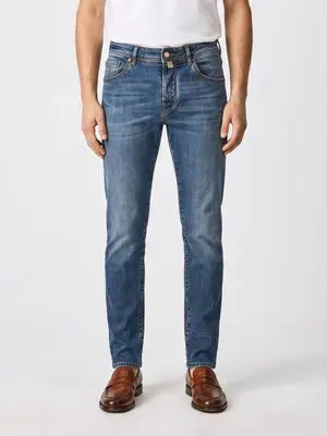 Jacob Cohen Mid-rise Skinny Fit Stretch Cotton Denim Jeans - Blue