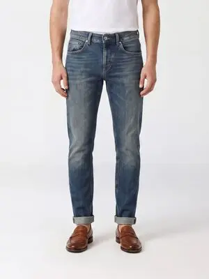 DONDUP George Mid-rise Slim Fit Stretch-denim Jeans - Blue