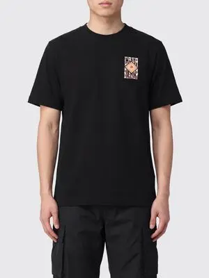 Casablanca Graphic Print Organic Cotton Crew-neck T-shirt Black 1