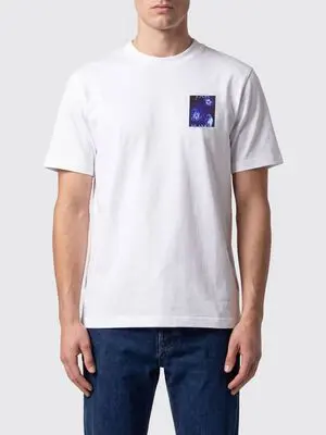 Casablanca Graphic Print Organic Cotton Crew-neck T-shirt White 1