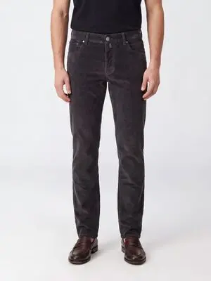 Jacob Cohen Slim Fit Cotton Blend Corduroy Trousers Grey 1