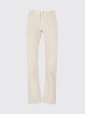 Jacob Cohen Slim Fit Cotton Blend Corduroy Trousers - Grey 2
