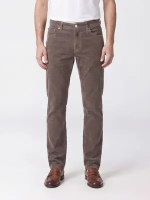 Jacob Cohen Slim Fit Cotton Blend Corduroy Trousers Grey