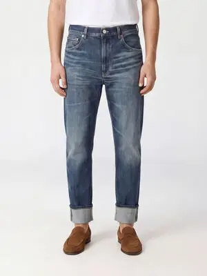 DONDUP Paco Straight Fit Stretch Cotton Denim Jeans - Blue