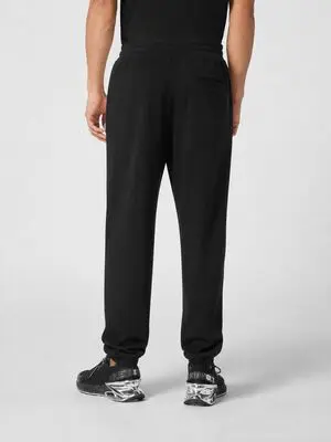 PLEIN SPORT Cotton Blend Jogging Trousers With Drawstring Waist