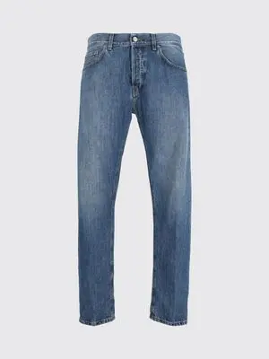 DONDUP Mid-rise Five-pocket Straight Fit Cotton Denim Jeans