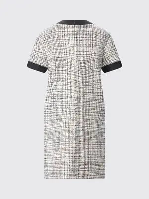Valentino Garavani Tweed Sheath Mini Dress With Patch Pockets