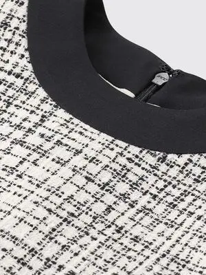 Valentino Garavani Tweed Sheath Mini Dress With Patch Pockets