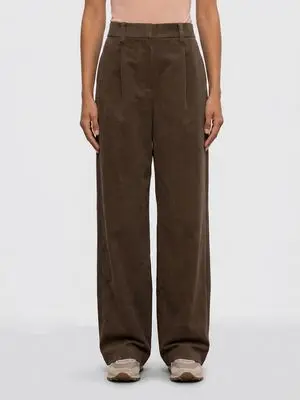 Brunello Cucinelli Wide-leg 100% Cashmere Tailored Trousers With Monili