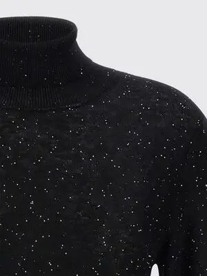 Fabiana Filippi Sequin-embroidered Slim Fit Wool Turtleneck Jumper