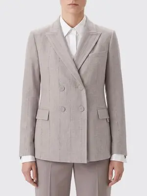 Fabiana Filippi Double-breasted Cropped Virgin Wool Blazer