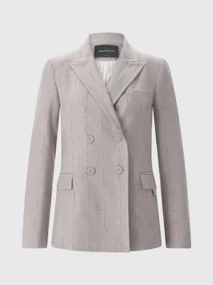 Fabiana Filippi Double-breasted Cropped Virgin Wool Blazer