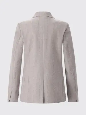Fabiana Filippi Double-breasted Cropped Virgin Wool Blazer