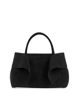 TOTEME Mercer Suede Tote Bag - Black