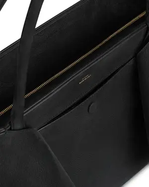 TOTEME Mercer Suede Tote Bag - Black