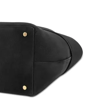 TOTEME Mercer Suede Tote Bag - Black