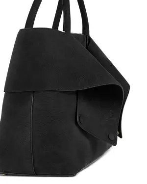TOTEME Mercer Suede Tote Bag - Black