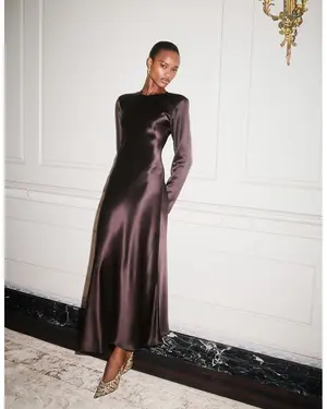 HEIRLOME Mercedes Silk Maxi Dress