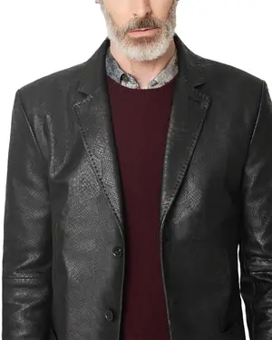 John Varvatos John Varvato Maida Leather Jacket