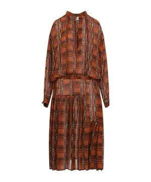 Dries Van Noten Long-sleeved Dress - Orange