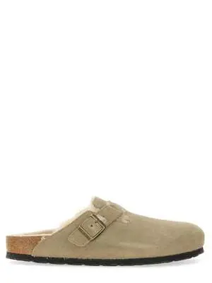 BIRKENSTOCK Boston Narrow Fit Clog Sandals - Beige