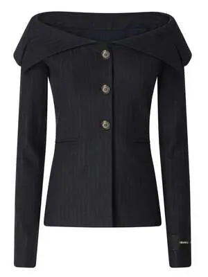Pinko Wool-blend Stretch Jacket