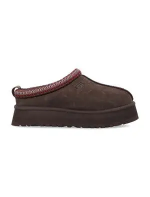 UGG Ugg Tazz II Suede Platform Flat With Signature Braid Detail And 4.5 Cm Platform Dusted Cocoa