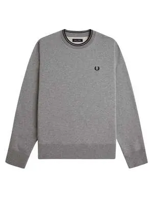 Fred Perry Cotton Logo Sweatshirt