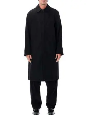 Universal Works Wool-blend Long Coat - Nero