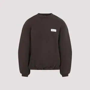 Jacquemus Jacquard Cotton Sweatshirt - Brown