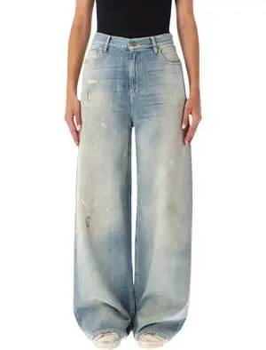 GOLDEN GOOSE Melody Boyfriend Jeans With Oversized G Appliqu