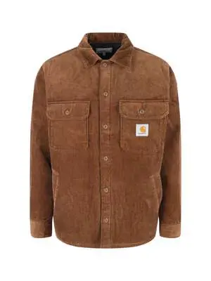 Carhartt Work In Progress Corduroy Shirt Jacket With Flap Pockets