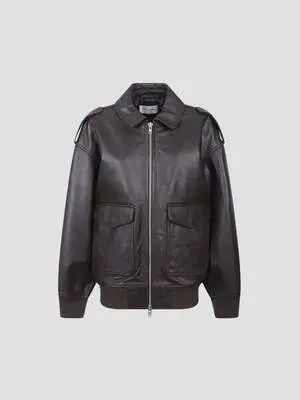 THE FRANKIE SHOP The Stamped Leather Jacket
