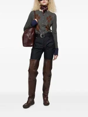 Acne Studios Silk Crewneck Cardigan