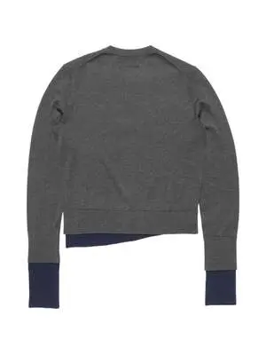 Acne Studios Silk Crewneck Cardigan - Multicolor