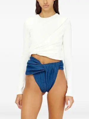 DIESEL® Cotton Cropped Top - Multicolor