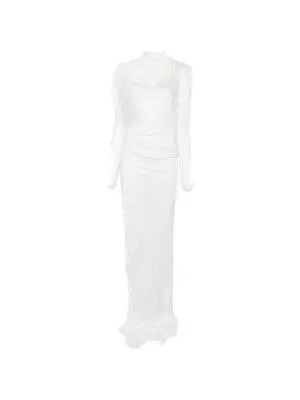 Gucci Draped Long Dress - Multicolor