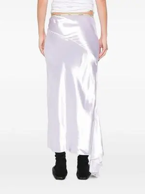 Celine Satin Long Skirt