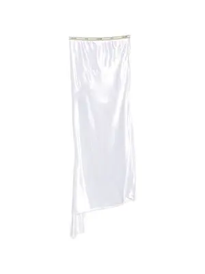 Celine Satin Long Skirt - Multicolor
