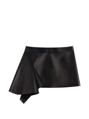Givenchy Givenchy Women Leather Mini Skirt Multicolor