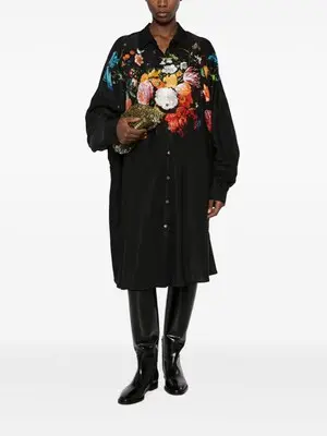 Dries Van Noten Printed Long Dress