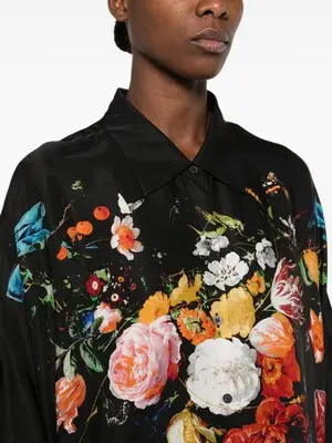 Dries Van Noten Printed Long Dress