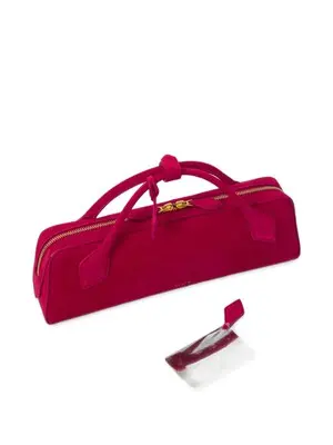 Alaïa Le Teckel Leather Clutch - Red