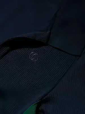 Gucci Web Detail Cotton Polo Dress