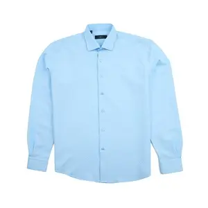 EIGHT X Texture Button Down Shirt Sky - Blue