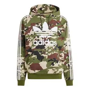 Adidas Camo Graphic Hoodie Asia Sizing 'green - Wild Pine