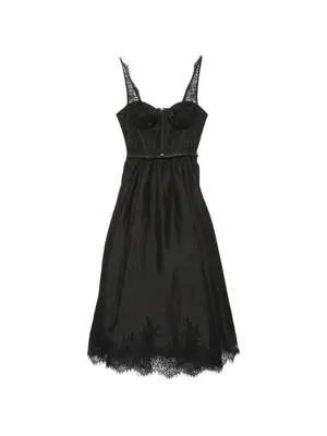 Zimmermann Valiant Silk And Linen Midi Dress - Multicolor