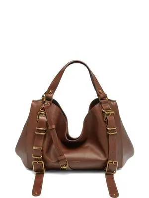 DIESEL® D-one Medium Leather Handbag - Multicolor
