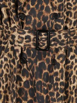 Saint Laurent Printed Nylon Trench Coat