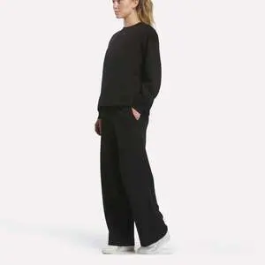 REEBOK Mid-rise Wide-leg Pants - Black